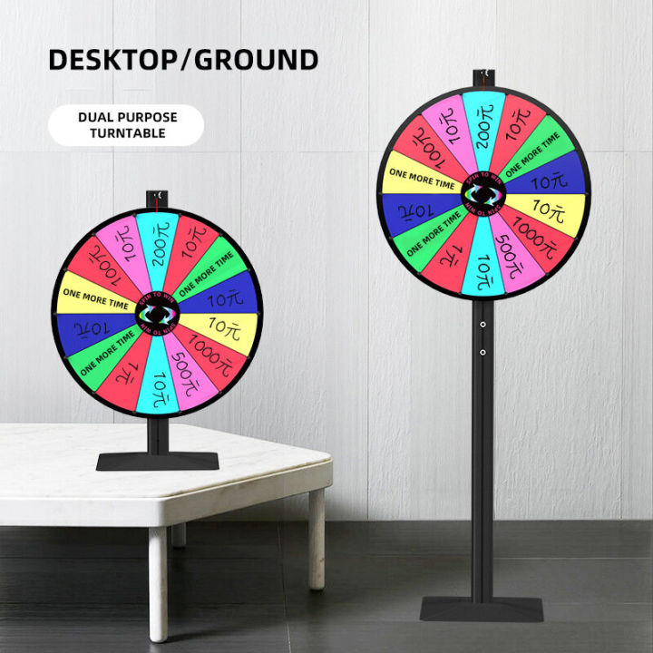 Prize Wheel Fortune Game with Dry Erase Markers Eraser Prize Wheel ...