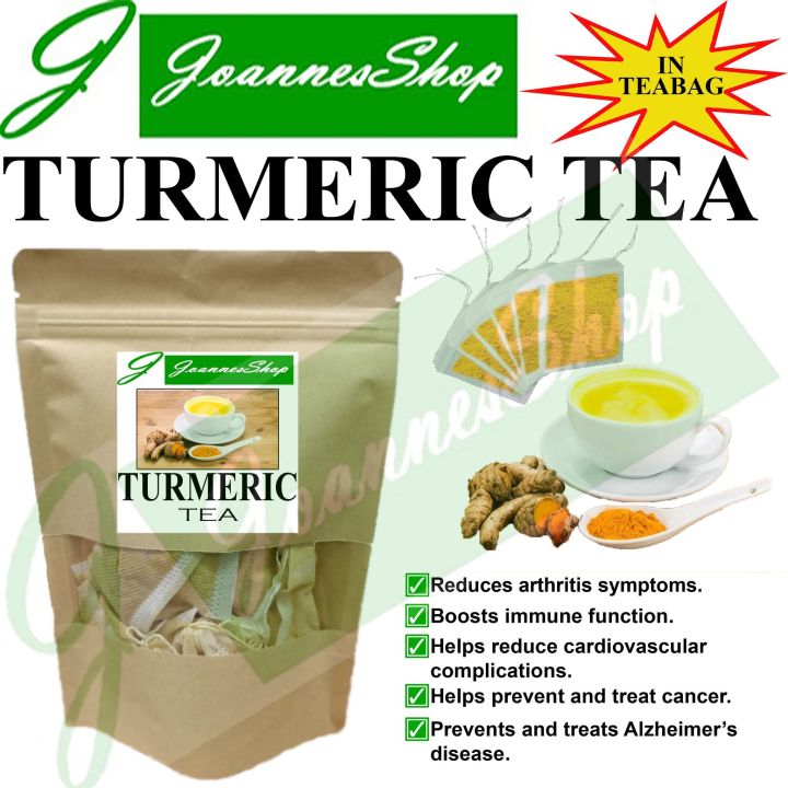 TURMERIC TEA (NO SUGAR) IN TEA BAGS | Lazada PH