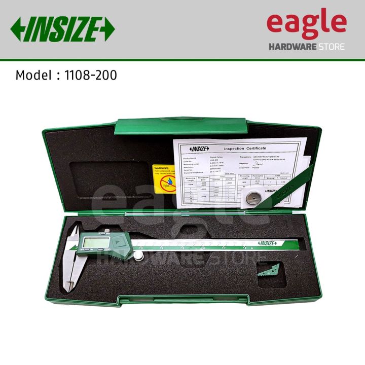Insize 1108-200 200mm ( 8" ) Digital Caliper | Lazada
