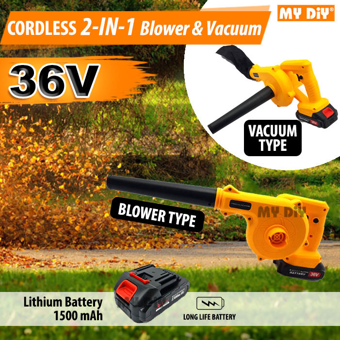 MYDIYSDNBHD - 36V CORDLESS AIR BLOWER 2 IN 1 VACCUM CLEANER PORTABLE ...