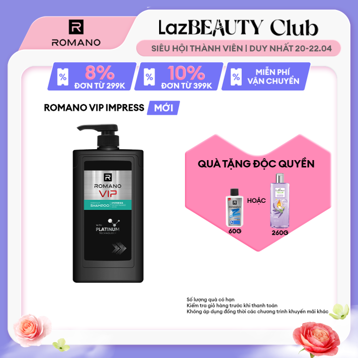 Dầu gội Romano VIP IMPRESS 650G | Lazada.vn