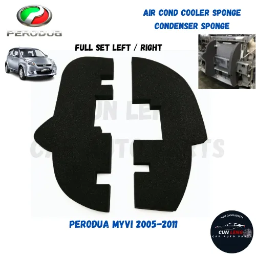 Perodua Myvi 2005 - 2011 Air Cond Cooler Condenser Sponge Form Full Set ...
