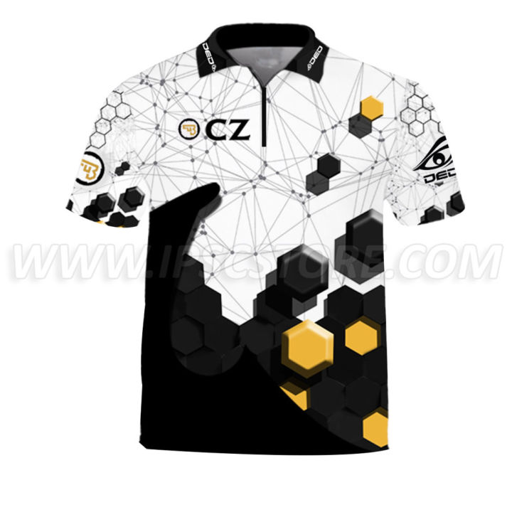 2023 CZ SHADOW Polo shirt FULL Sublimation 3D print 2 ORANGE USA CZ ...