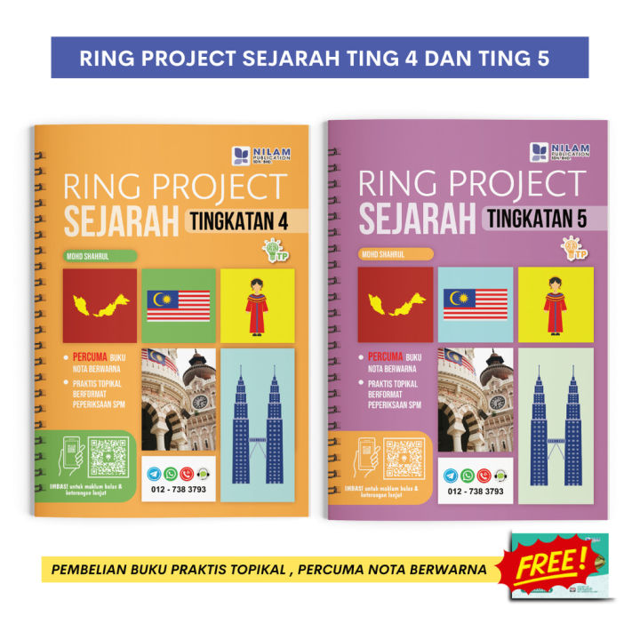 RING P Sejarah Tingkatan 4 5 Latihan Topikal Nota (2025) Ring Project | Lazada