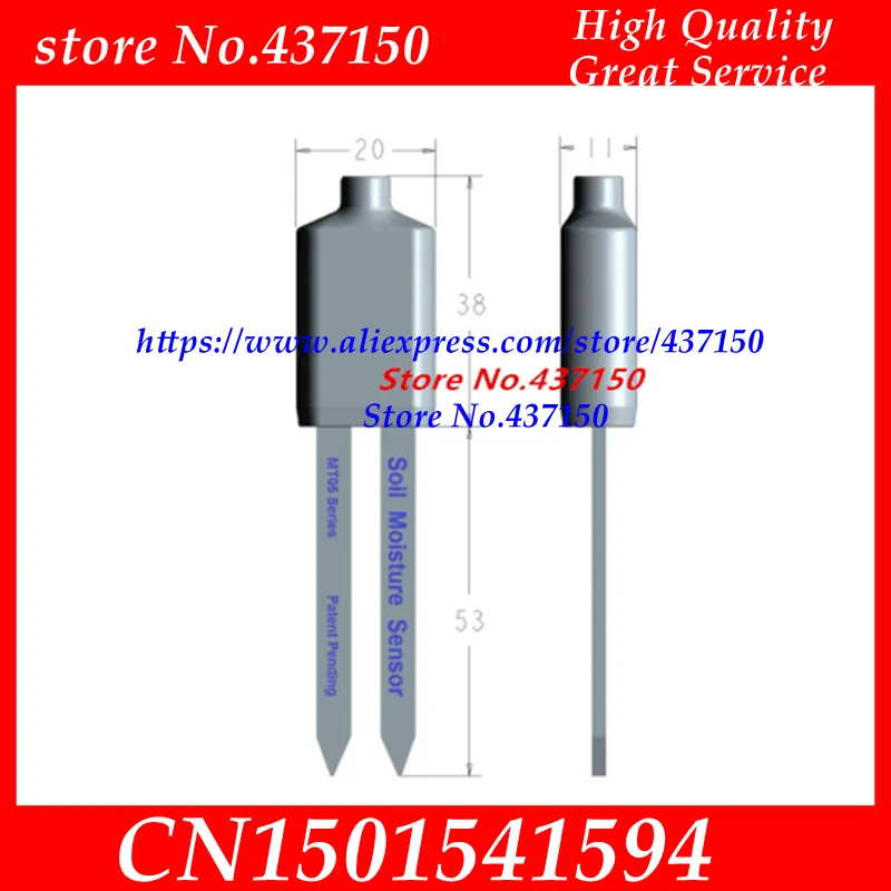 High-quality 1-Wire Soil Temperature humidity Sensor, Arduino ...