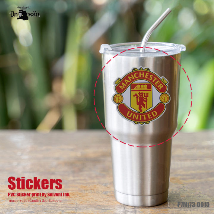 PP stickers with logos of Premier League football clubs: Manchester ...