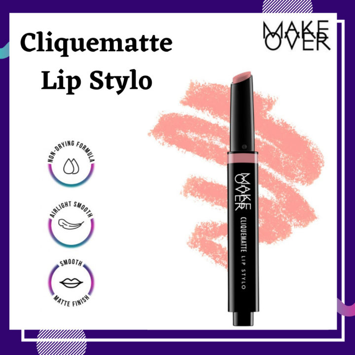 Make Over Cliquematte Lip Stylo / Lip Matte / Lipstick | Lazada Indonesia