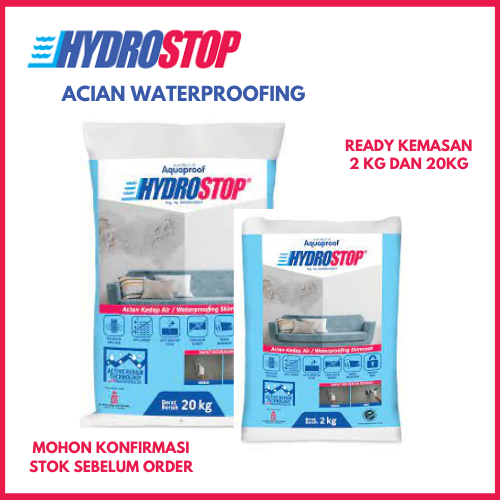 Hydrostop 2kg / semen pelapis anti bocor / waterproofing | Lazada Indonesia