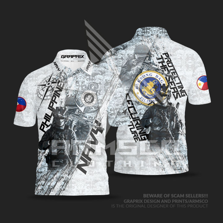 Philippine Navy V2 Polo Shirt Full Sublimation - Mens and Womens ...