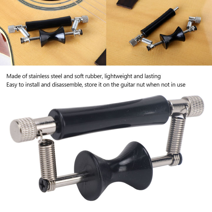 Guitar Sliding Capo Stable Tuning Guitar Capo Stainless Steel Rubber ...