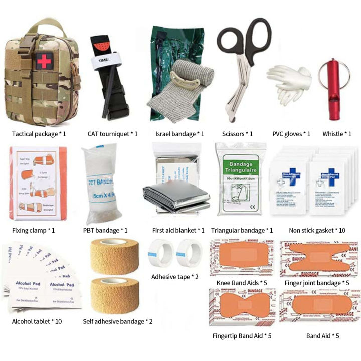 RONX Outdoor Portable Must-have Compact First Aid Kit For Hunting ...