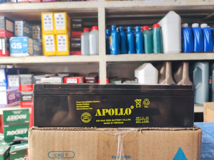 Ắc quy Apollo 24V 1.2AH cho tủ báo cháy, báo động | Lazada.vn