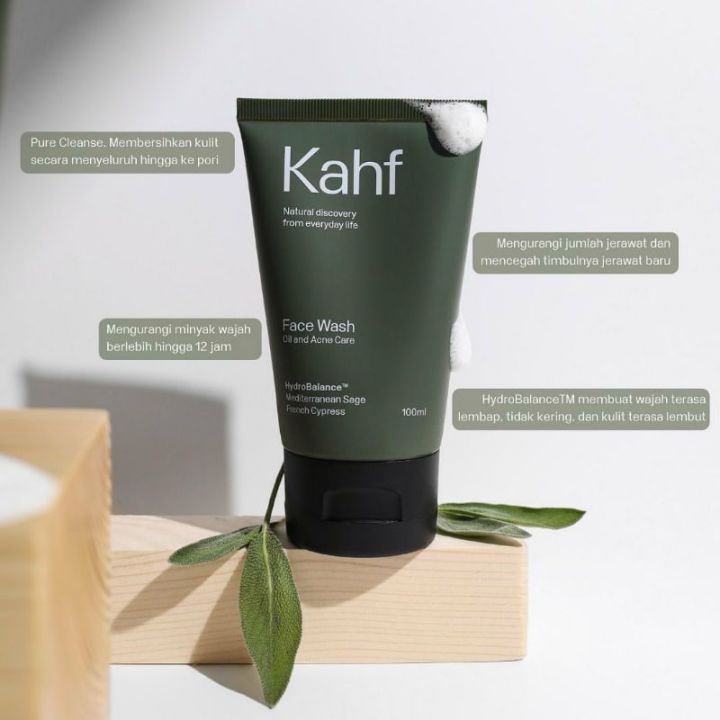 Kahf Oil And Acne Care Face Wash 100 ml | Lazada Indonesia
