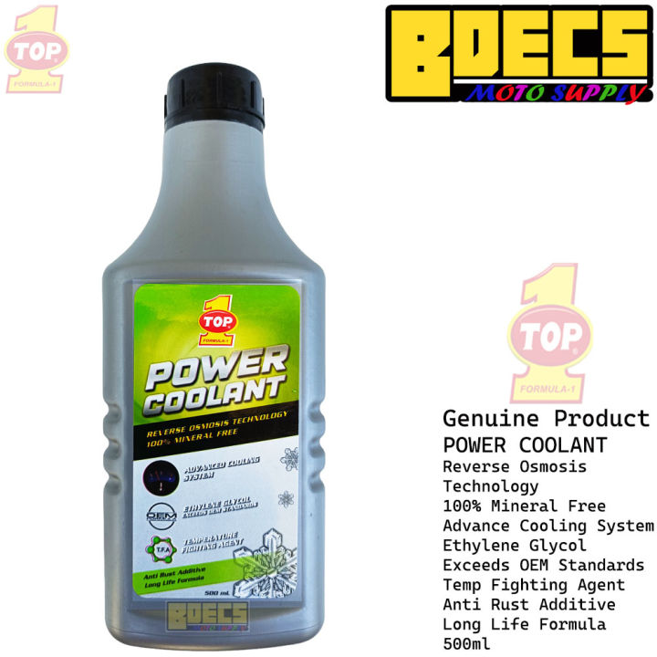 Top 1 Engine Coolant Power Coolant 500ml Genuine I Bdecs | Lazada PH