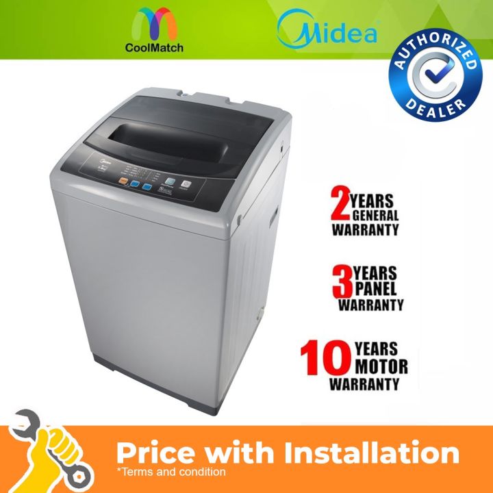 MIDEA FULLY AUTO WASHING MACHINE TOP LOAD WASHER / MESIN BASUH Washing Machine 6KG 7KG 7.5KG 8 ...