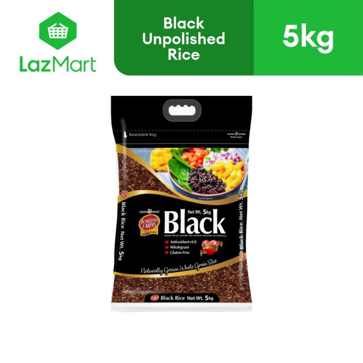 Jordan Farms Black Rice Unpolished 5KG | Lazada PH