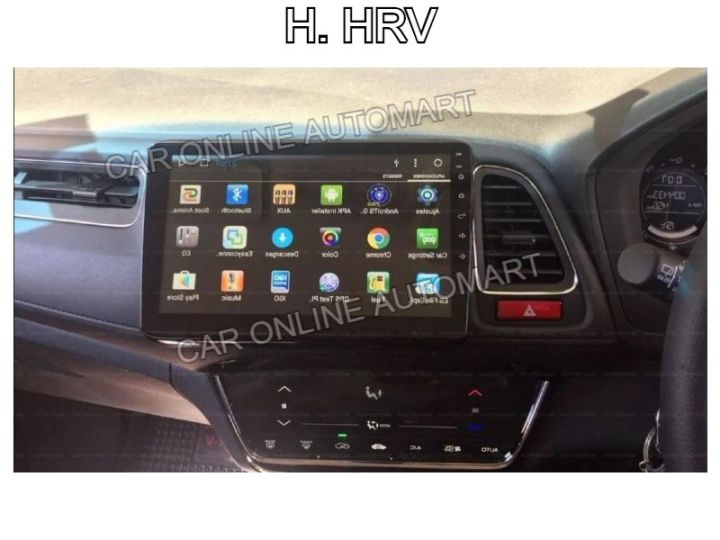FOR ~HONDA HRV 2015-2019 BIG SCREEN ANDROID 12 MEDIA PLAYER WITH CASING ...
