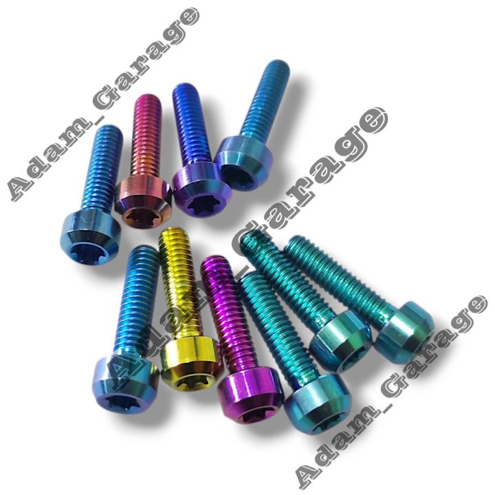 BAUT TITANIUM GR 5 M5X20 SMALL DRAT 8 PANJANG 2CM 1PCS | Lazada Indonesia