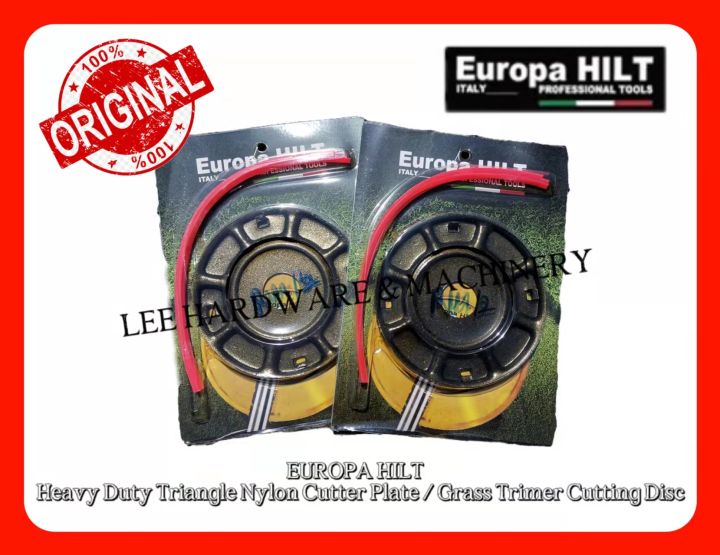 EUROPA HILT Heavy Duty Triangle Nylon Cutter Plate / Grass Trimer ...