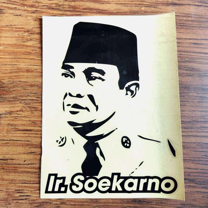 Cutting Stiker Soekarno Variasi Motor Mobil Sticker Nyala Visor Body ...