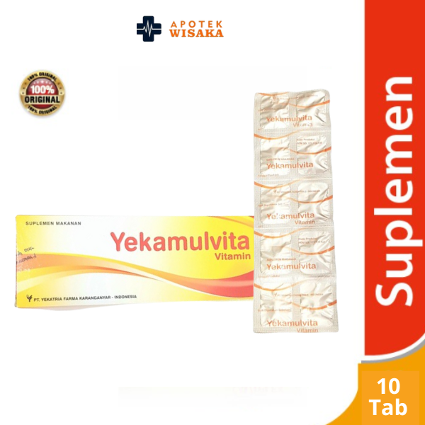 Yekamulvita Tablet 1 Strip - Multivitamin / Vitamin | Lazada Indonesia
