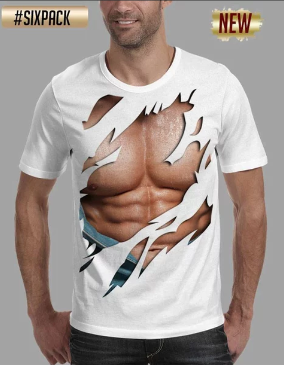 Kaos 3D SIxpack White | Lazada Indonesia