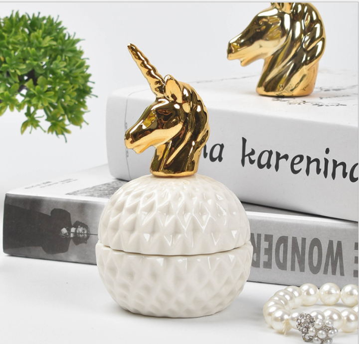 MINI Ceramic Animal Storage Jars Bear Rabbit Cover Spices Candy Tank ...