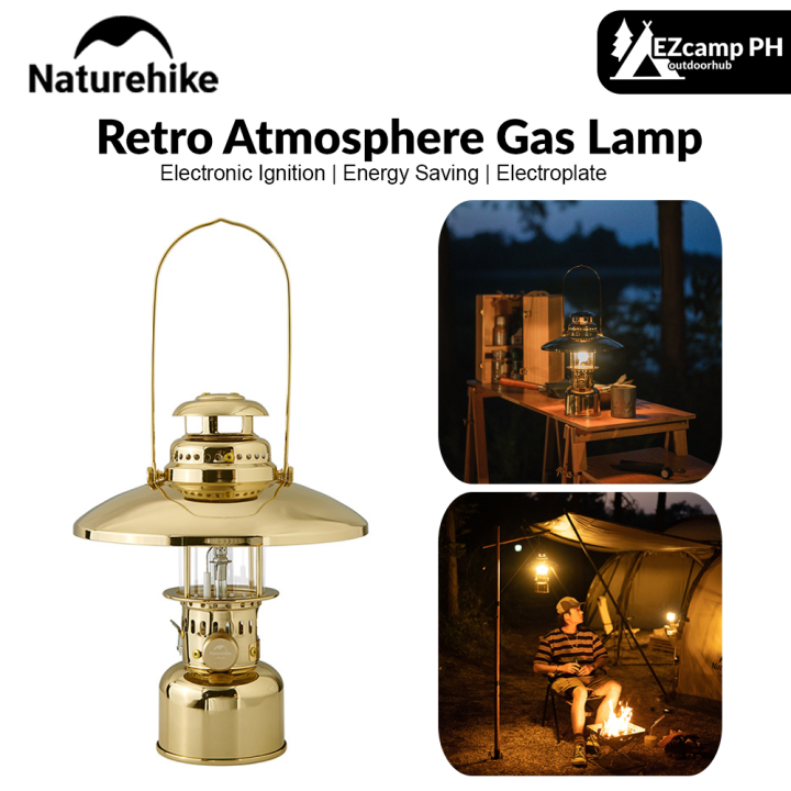Naturehike Portable Retro Atmosphere Gas Lamp Outdoor Vintage Hanging ...