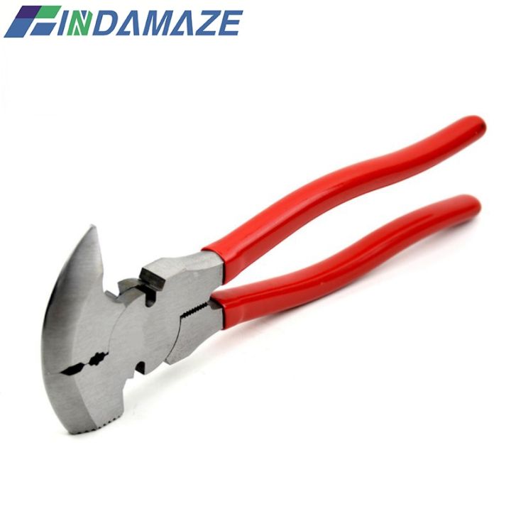 【YF】 10.5 inch fence pliers parallel jaw flexible wire / fencing hammer ...