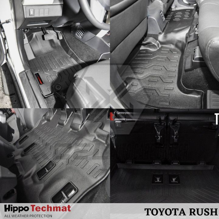 TOYOTA RUSH 2018-2024 HIPPO TECHMAT PRO VARIANT DEEP DISH MATS | Lazada PH