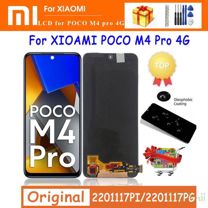 6.43"Original For Xiaomi Poco M4 Pro LCD 2201117PI 2201117PG MZB0B5VI ...