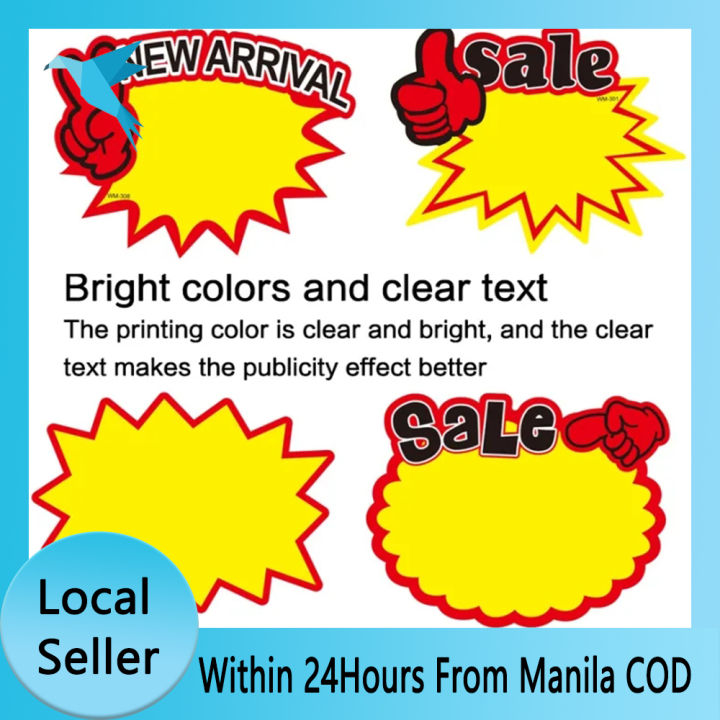 10PCS Price Label Tag Signage Poster Paper Board Card Display ...