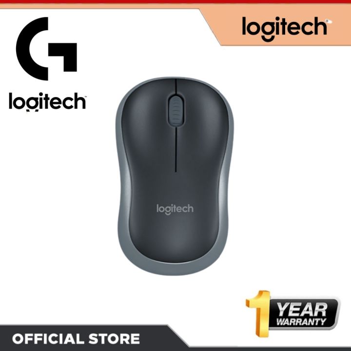Logitech M185 Mouse Wireless Compact untuk Windows With USB mini ...