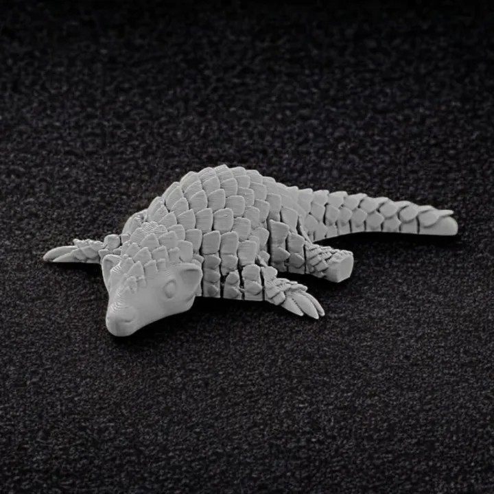 DEQIX Realistic 3D Printed Pangolin Movable Joints Cartoon 3D Printed ...