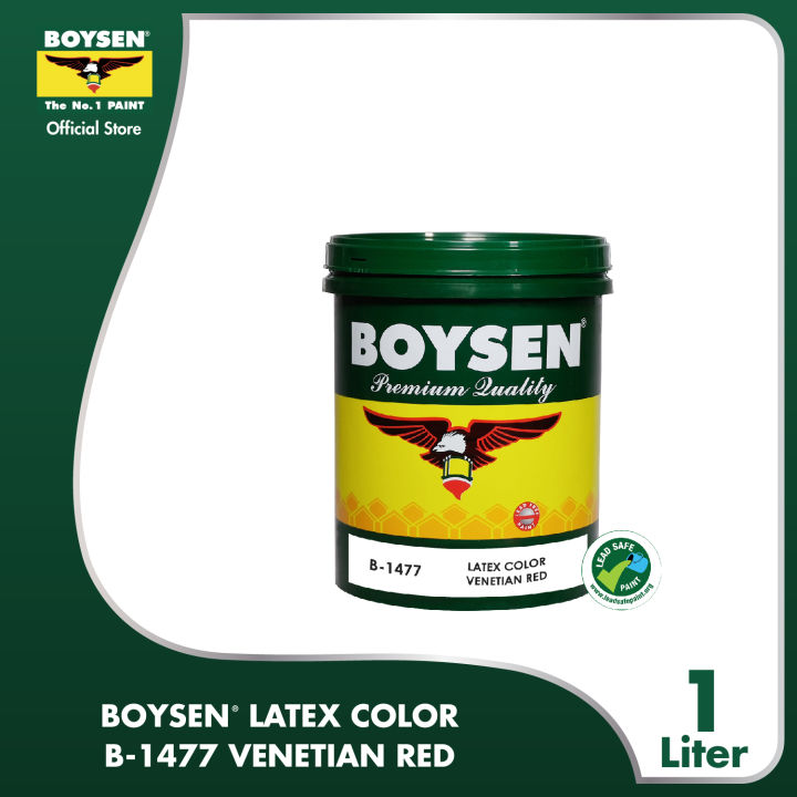 BOYSEN Latex Color Venetian Red B1477-1L | Lazada PH