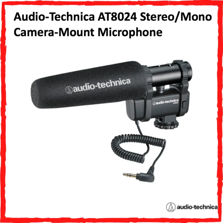 Audio-Technica AT8024 Stereo/Mono Camera-Mount Microphone | Lazada ...