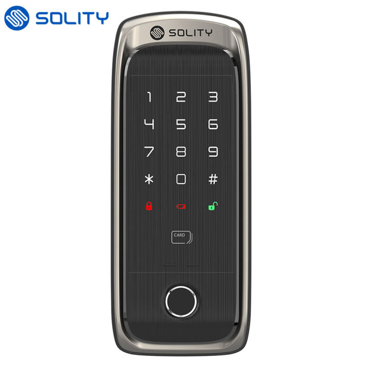 SOLITY R60B GA-60B Digital Door Lock Fingerprint Key Smart Remote ...