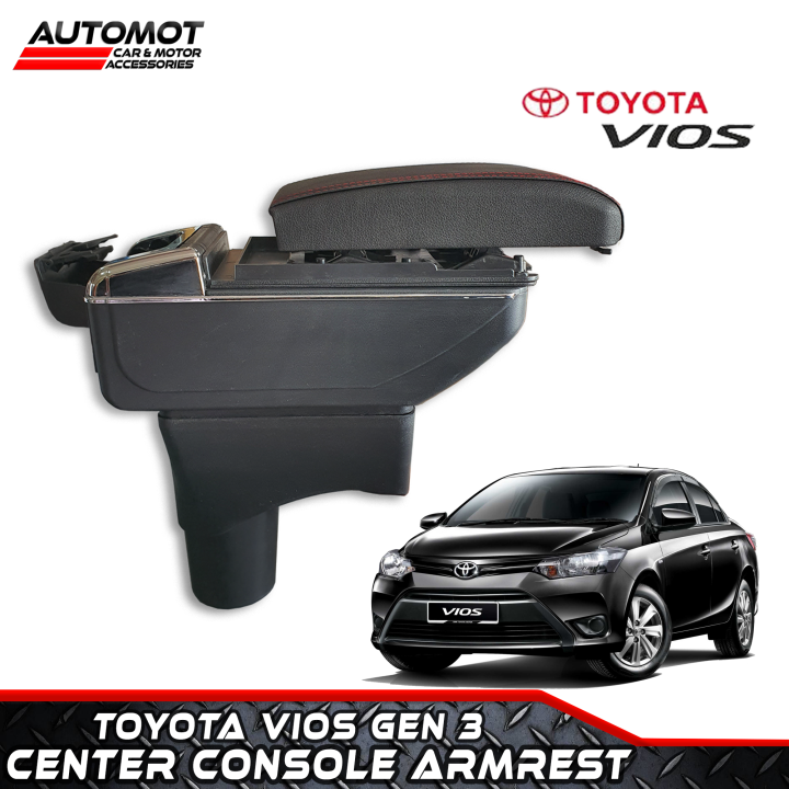 Toyota Vios Gen 3 Armrest Center Console Armrest Box Refitting Double ...