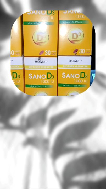 Sano D3 1000iu Vitamin 100℅ vitamin D3 Original | Lazada Indonesia
