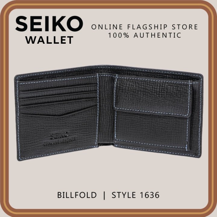 Seiko Wallet - Genuine Leather Billfold - 1636 | Lazada PH