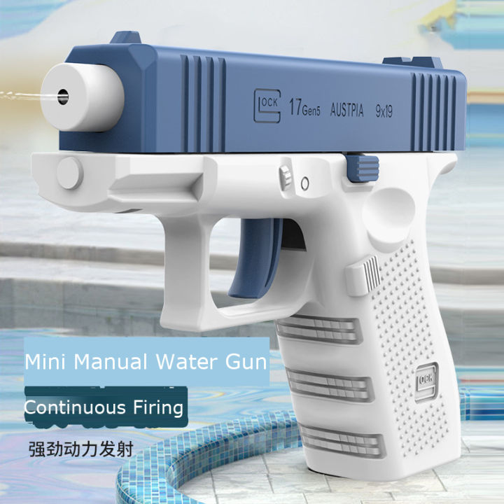Mini Manual Water Glock Summer Swimming Water Play Toy Continuous ...