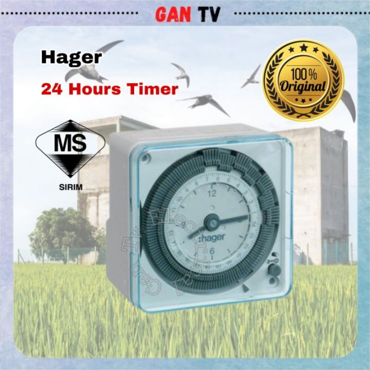 Original Hager 24 Hours Programme Timer Swiftlet Farming Agricultural ...