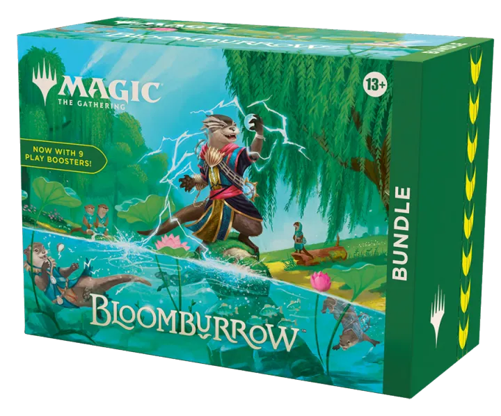 Magic: The Gathering Bloomburrow Bundle - 9 Play Boosters, 30 Land ...