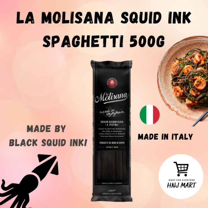 LA MOLISANA SQUID INK SPAGHETTI 500G / SPAGHETTI / ITALY SPAGHETTI ...