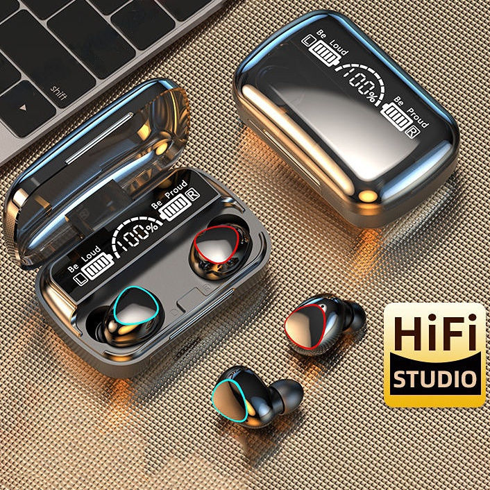 M10 Earbuds Super Bass HiFi Stereo Wireless Earphone with Power Bank ...