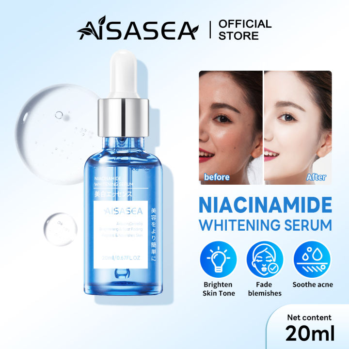 AISASEA Niacinamide Power Lightening Serum Even Skin Tone Brightening ...