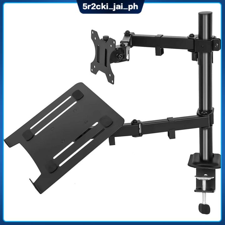 【COD】 Monitor Mount Laptop Adjustable monitor Stand PC Desk Arm Bracket ...