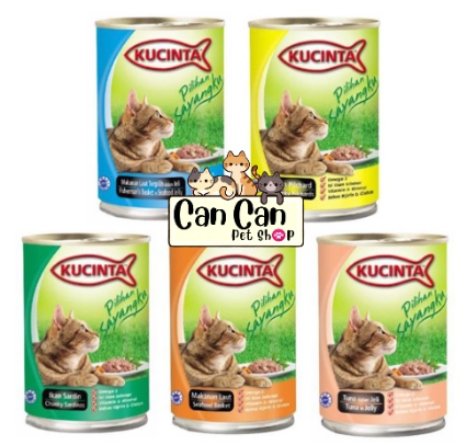 Kucinta Wet Food 400g / Makanan Kucing 400g (Ku Cinta) | Lazada