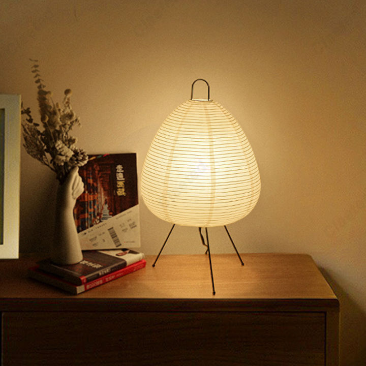 【sought-after】 Japanese Design Akari Noguchi Yong Table Lamp Rice Paper ...