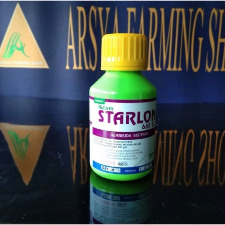 HERBISIDA STARLON 665 EC 100 ml - RACUN RUMPUT KAYU POHON GULMA ...